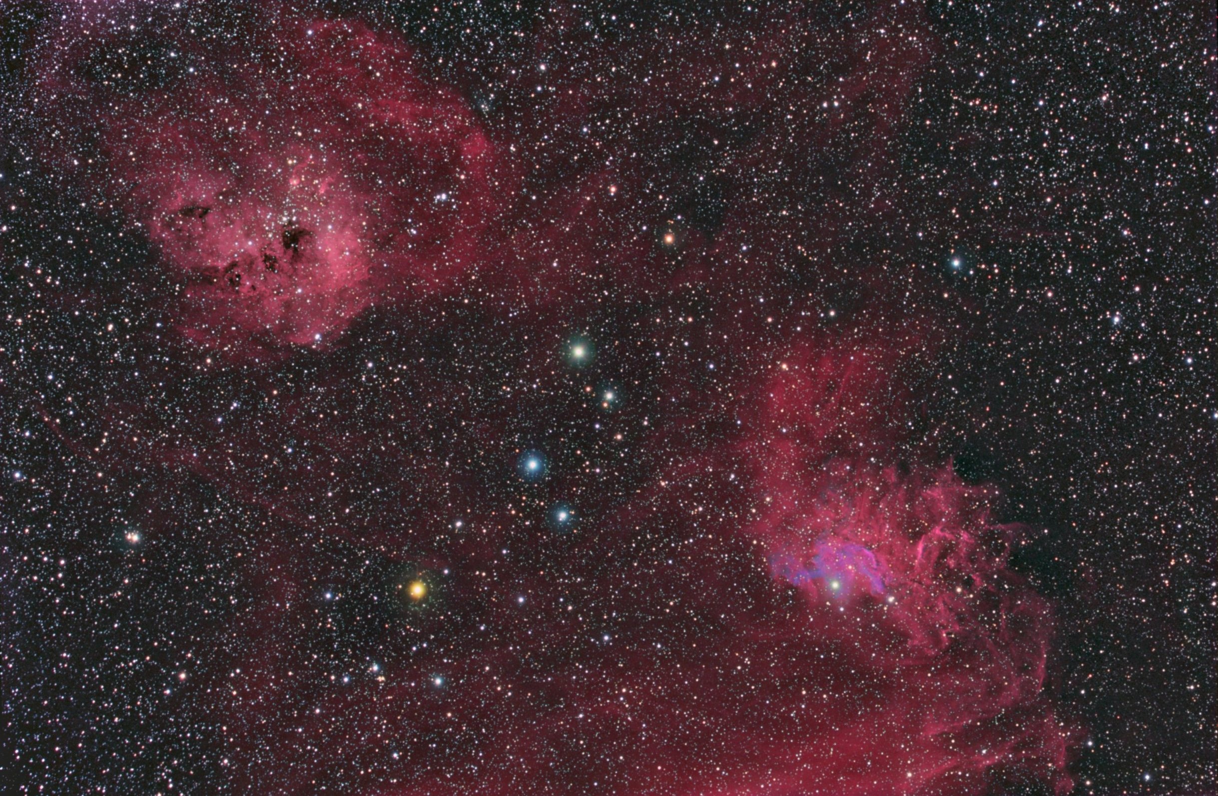 IC 405 and IC 410 - Skies by Africa